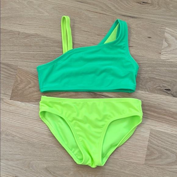 Target | Swim | Target Kids Swim Set Green And Neon Yellow | Poshmark